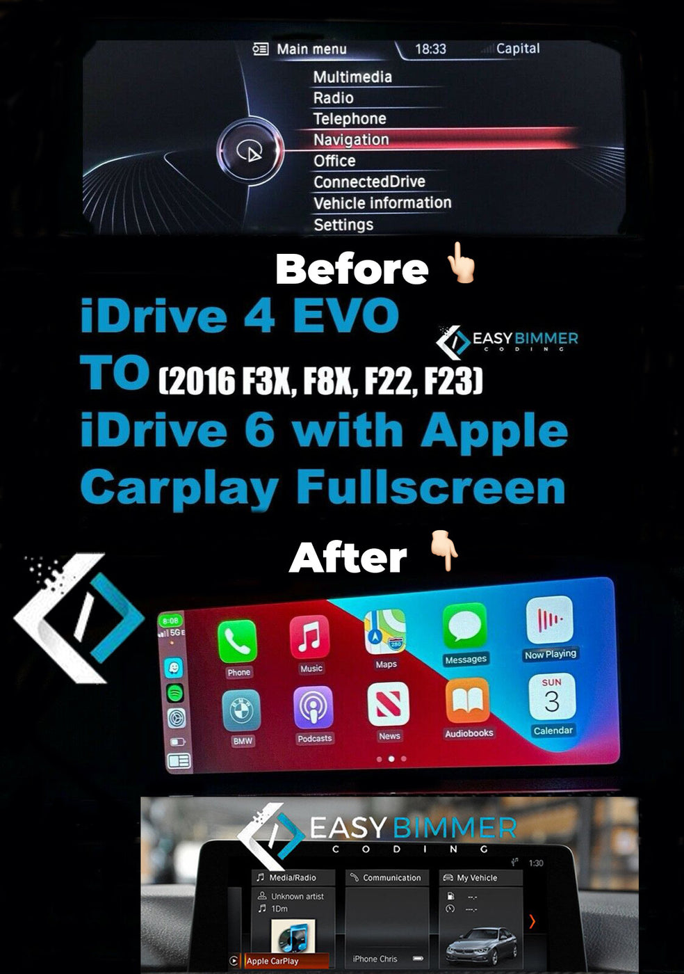 BMW iDrive 4 EVO to iDrive 6 Flash - Easy Bimmer Coding